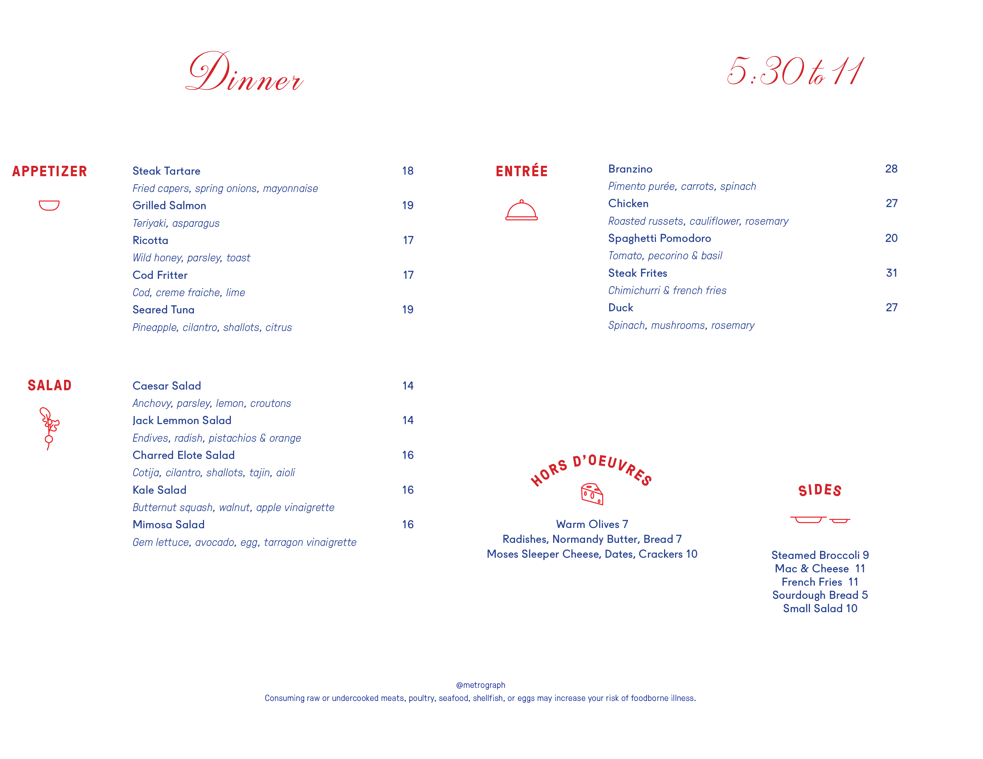 Commissary Restaurant - Metrograph